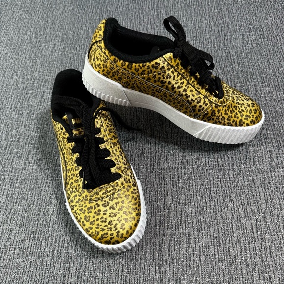 Puma | Shoes | Puma Carina Leopard Print Sneakers | Poshmark
